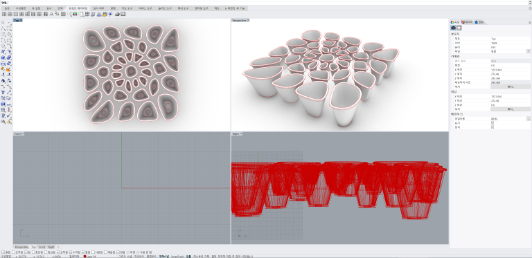 2019.03.06(pm) Voronoi sketch with python on Rhino – SEONGJUHONG